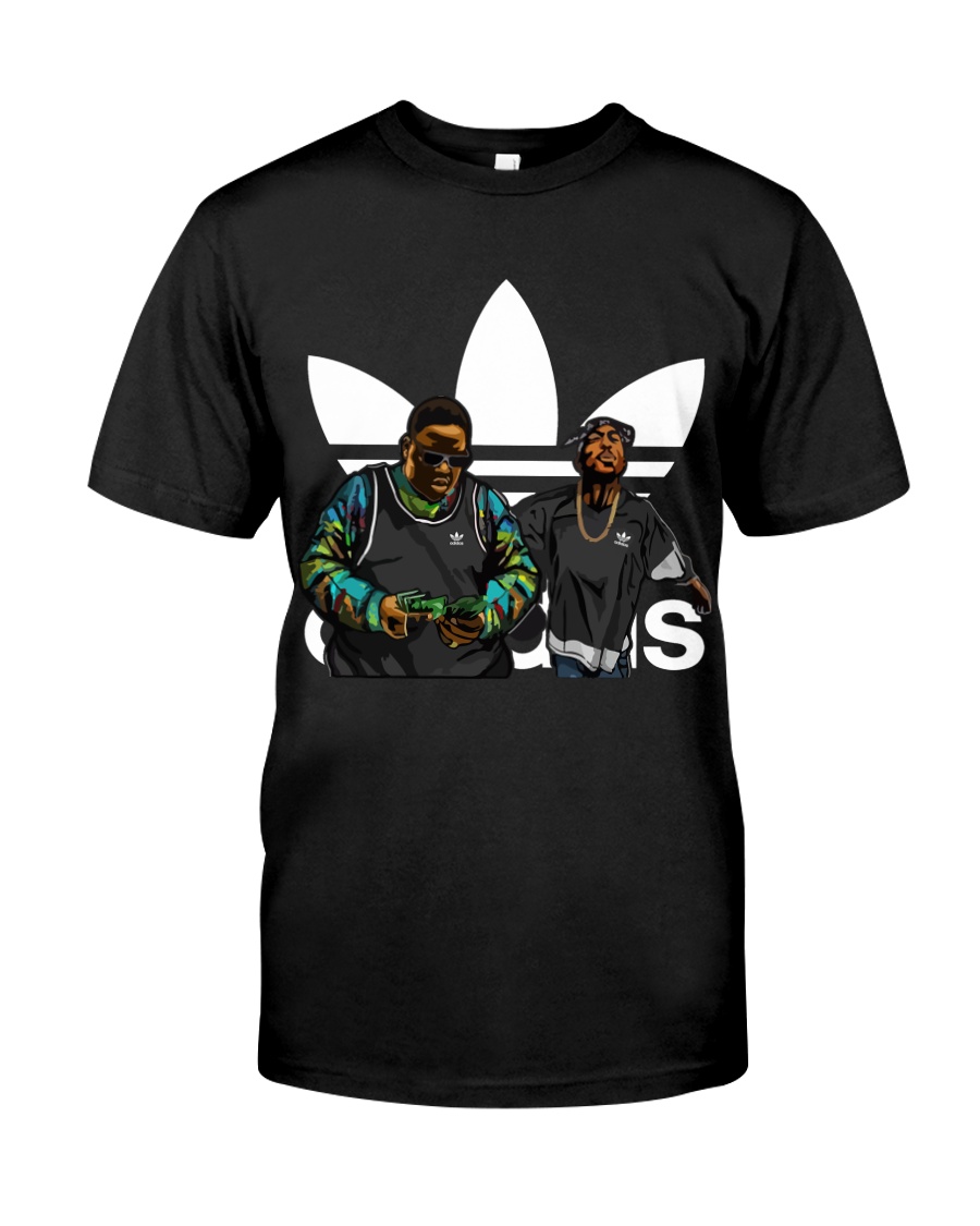 Official Notorious B.I.G Tupac Shakur Adidas shirt